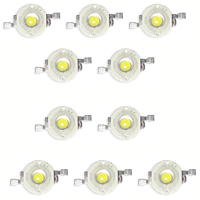 Buy sashik Combo Of 1 Watt Led bulb 100pcs White For Toys,Emergency ...