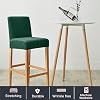 Amazon.com: SONNACH Velvet Counter Stool Pub Chair Covers - Removable ...