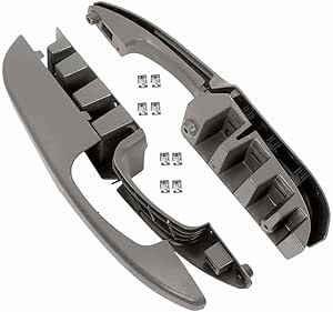 Amazon.com: NewYall Pair Grey Interior Door Pull Handle Armrest for ...
