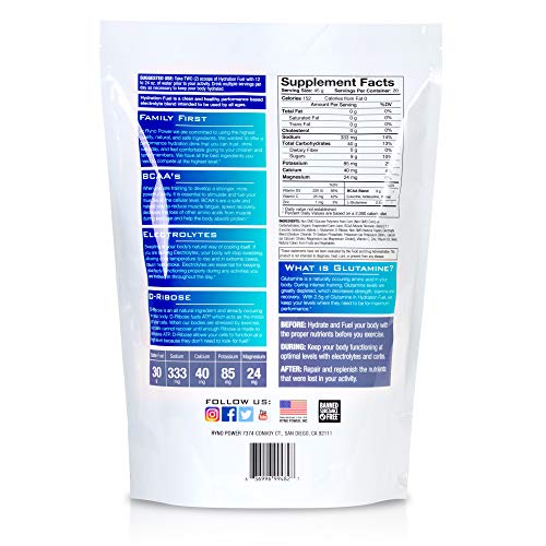 Ryno Power Hydration Fuel - Advanced Electrolyte Formula + BCAA's ...