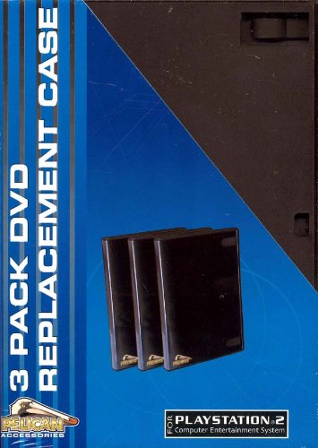 Amazon.com: DVD Replacement Case 3 Case Pack : Video Games