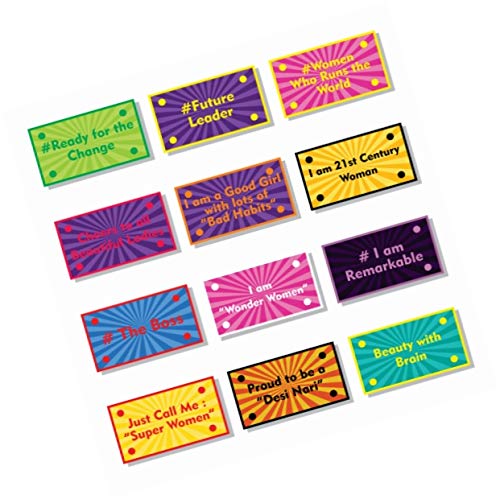 PartyStuff Ladies Theme Props - Women Speech Bubbles (12 Cards ...