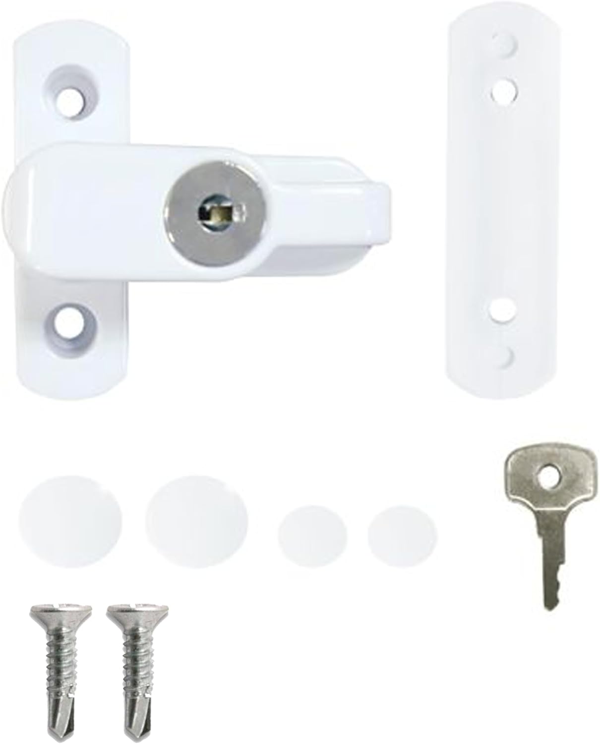 Key Locking Sash Window Jammer Window Restrictor for UPVC Windows ...