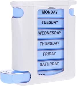 Amazon.com: Youngy 7 Day Weekly Pill Organiser Stacking Tower Large 4 ...