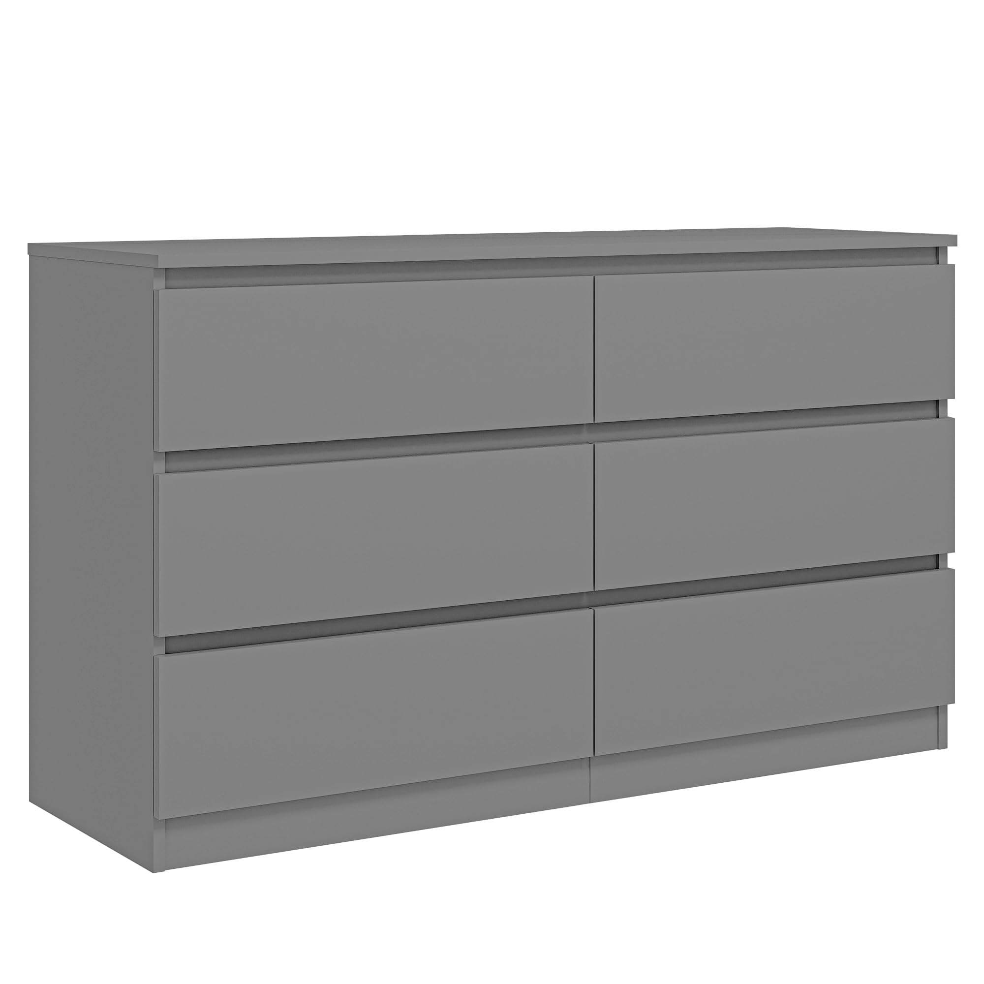 Amazon.com: Vibe & Dine Grey Dressers for Bedroom, Double Dresser with ...