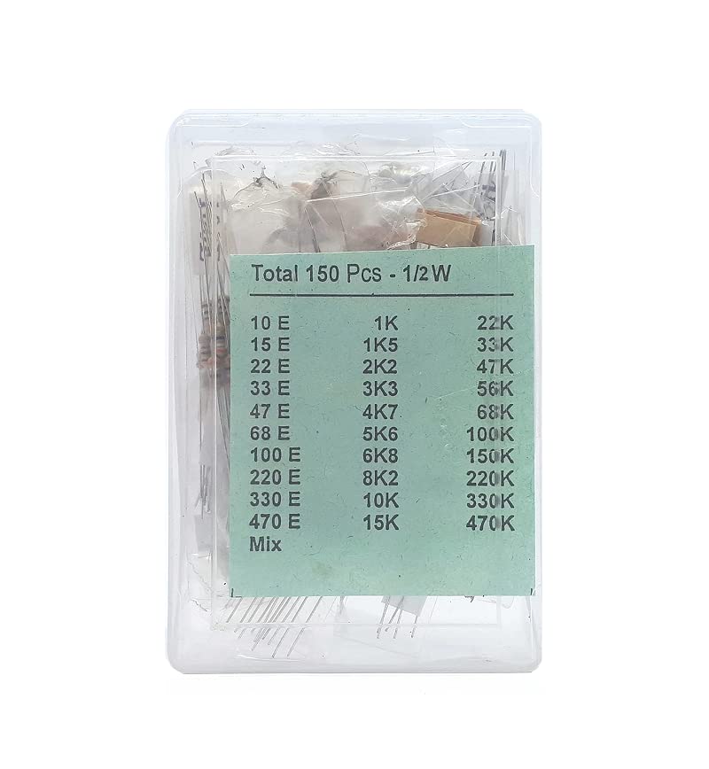 Resistor Box-Mix Resistor Pack-1/2 Watt-90 Pcs : Amazon.in: Industrial ...