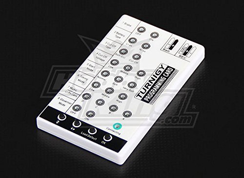 Turnigy Brushless Controller Programming Card - Plush ESC Programming ...