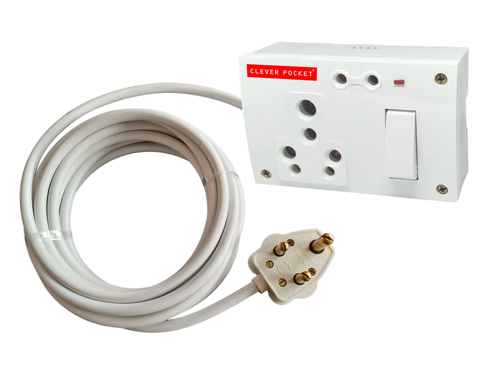 Buy CLEVER POCKET® 16 amp (1+1) Power Box Extension Board for Heavy ...