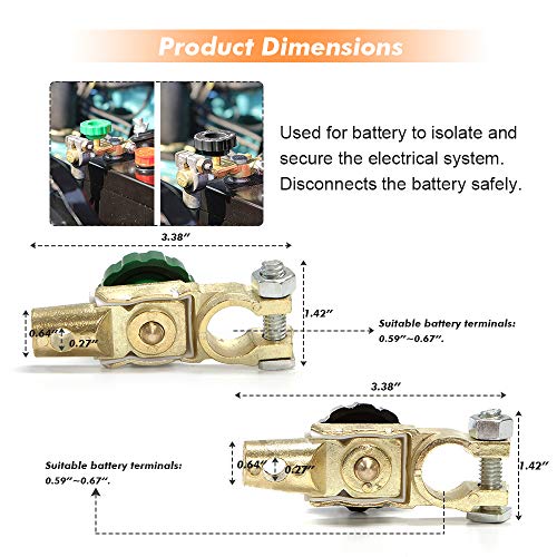 Top Post Battery Disconnect Switch, Battery Terminal Link Quick Switch ...