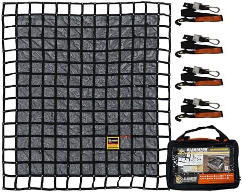 GLADIATOR CARGO NETS - Heavy Duty Truck Cargo Net - Large (LGN-100) 8. ...