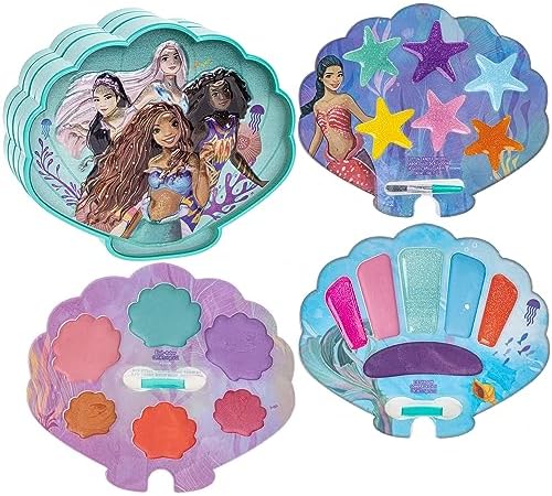 Amazon.com : Townley Girl The Little Mermaid Clam Beauty Compact Set ...