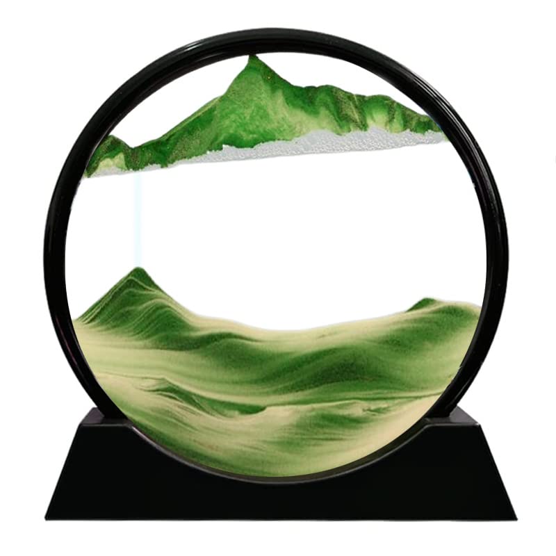 Amazon.com: Twohua 3D Color Quicksand Decor Moving Sand Picture Flow ...