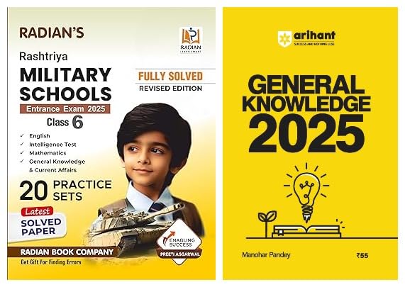 Radian 20 Practice Set Rashtriya Military School Class 6 Rms ...