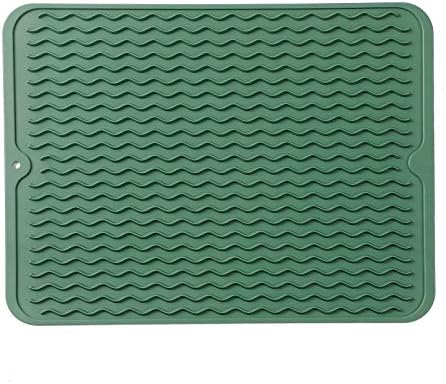 Amazon.com: ME.FAN Silicone Dish Drying Mat for Kitchen Counter, Dish ...