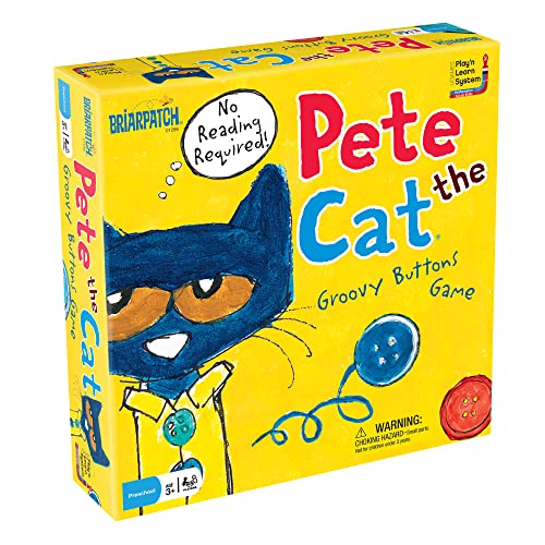 Amazon.com: Briarpatch | Pete the Cat Groovy Buttons Game, Ages 3 ...