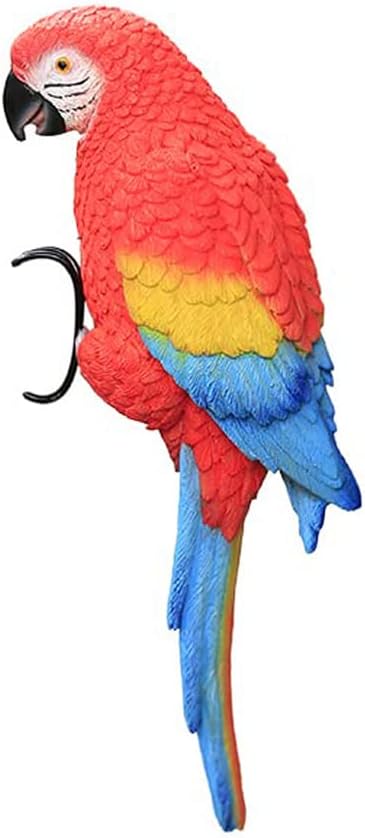 Amazon.com : TAYASH Resin Parrot Flower Pot Hugger Decorations,Parrot ...