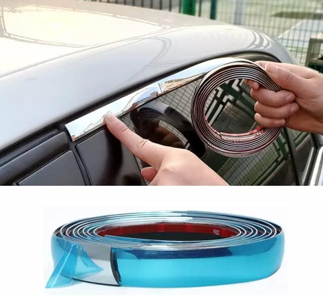 DETACHI Side Window Chrome Beading Roll Custom Plated Decoration Trim ...