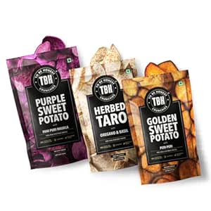 TBH - To Be Honest Vegetable Chips Crunchies | Taro, Golden Sweet ...