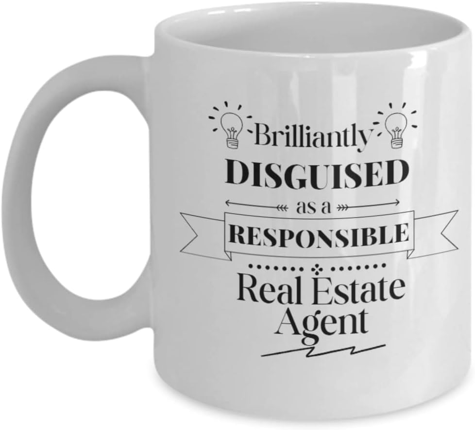 Amazon.com: Real Estate Agent Coffee Mug, Funny Gag Gift For Real ...
