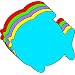 Amazon.com: 3” Fish Foam Assorted Color Creative Cut-Outs, 15 in a Pack ...