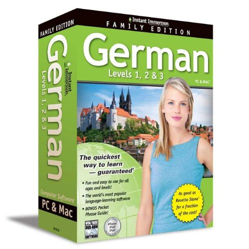 Amazon.com: Instant Immersion German Levels 1, 2 & 3: Family Edition ...