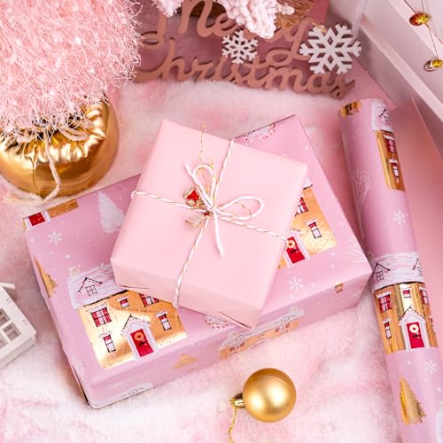 Snapklik.com : WRAPAHOLIC Reversible Christmas Wrapping Paper - Mini ...