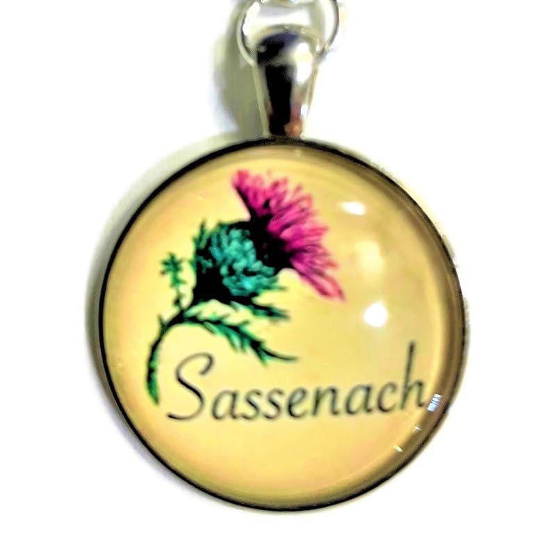 Amazon.com: OUTLANDER KEYCHAIN, Sassenach, Handmade, Gift Wrapped ...