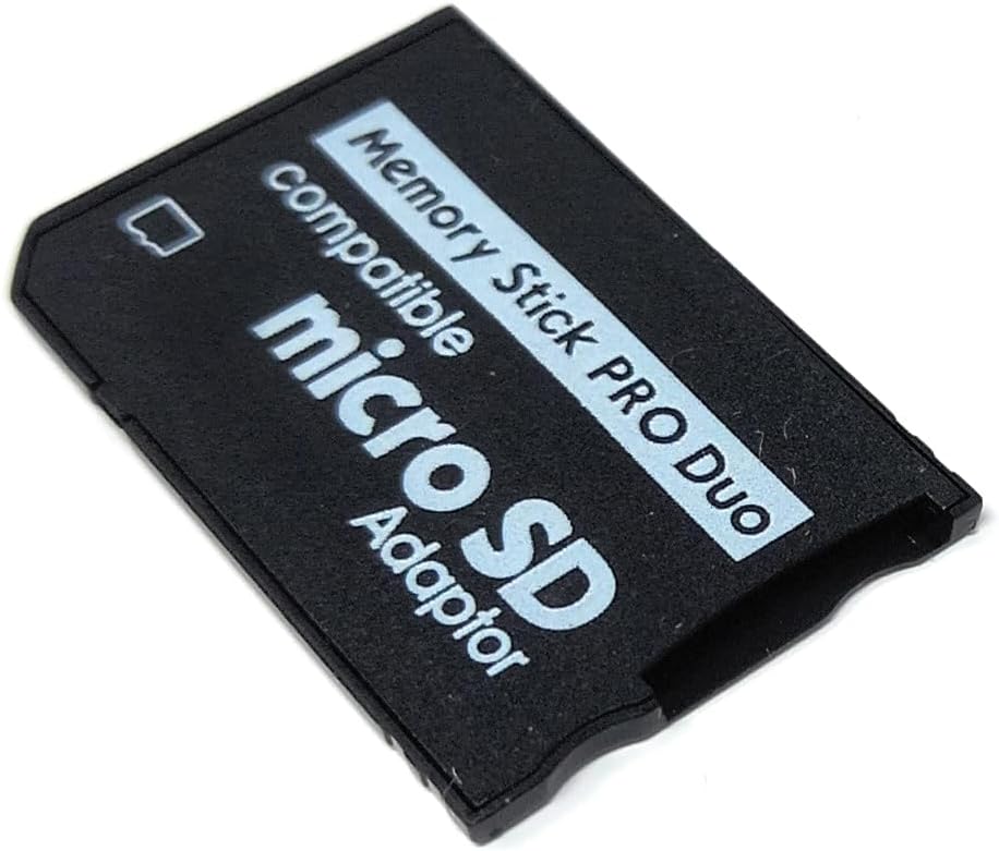 Pro Duo Memory Stick Reader Adapter With Micro SD Slot Max 128GB for ...