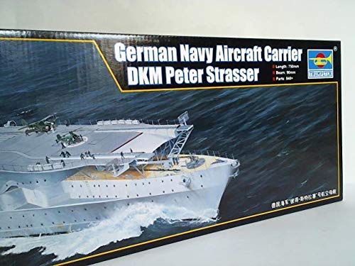 German Navy Aircraft Carrier DKM Peter Strasser, No. 05628 - Plastik ...