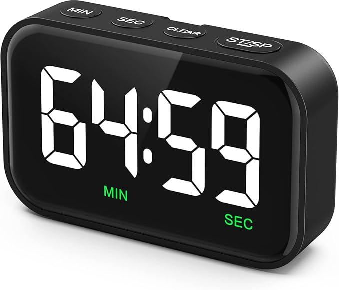 OQIMAX Digital Kitchen Cooking Timer, Digital Timer Battery Powered ...