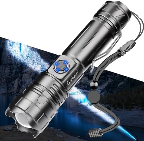 Garberiel Rechargeable Torch 20000 lumens, Torches LED Super Bright ...