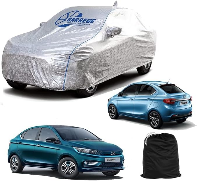 GARREGE®Tata Tigor All Models Car Body Cover Waterproof with Side ...