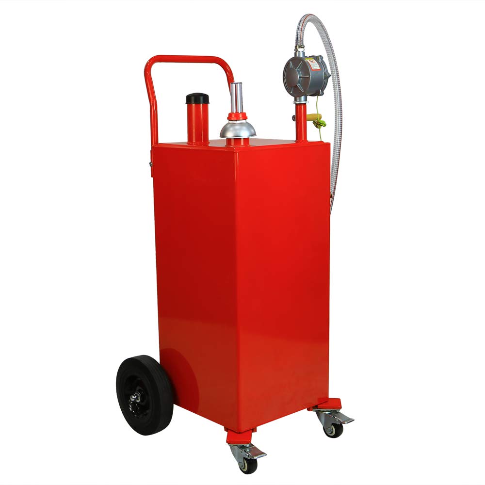 Buy MOTOOS 30 Gallon Portable Oil Transfer Fuel Diesel Fluid Storage ...