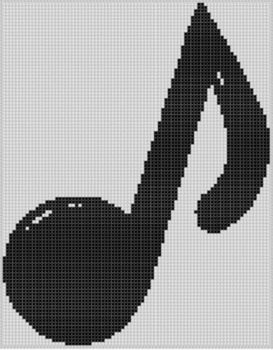 Music Note Cross Stitch Pattern eBook : Designs, Mother Bee: Amazon.ca ...