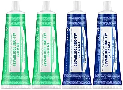 Amazon.com : Dr. Bronner’s - All-One Toothpaste (3-Pack Variety) 5 ...
