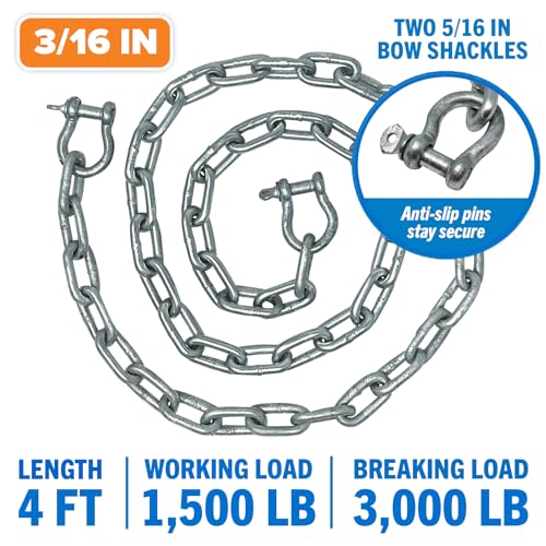 Snapklik.com : Galvanized Anchor Chain, Boat Anchor Chain, Anchor ...