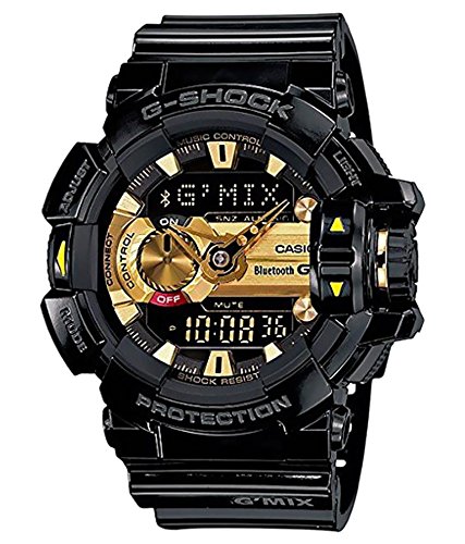 Casio G-Shock Bluetooth Analog-Digital Black Dial Men's Watch - Gba-400 ...