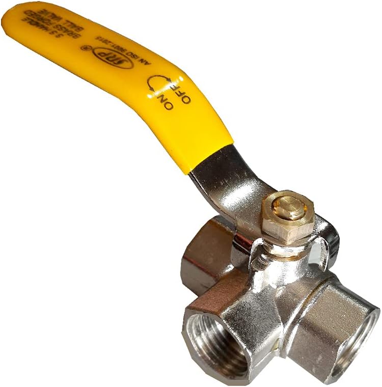 AARAM Shut Off Valve 1/2 Brass Shower Head Valve Water Saver Valve with ...