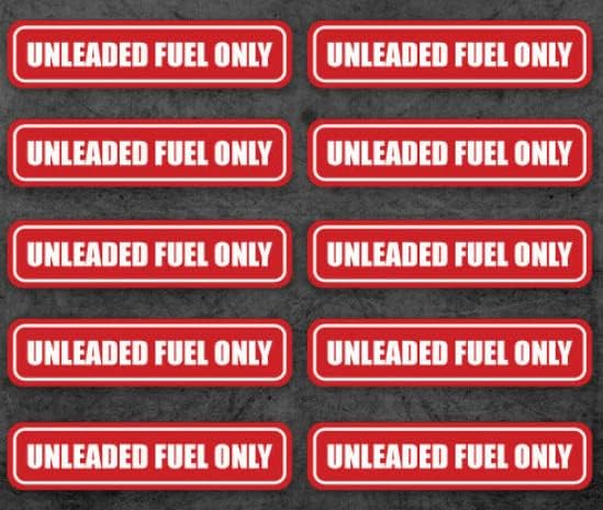 Amazon.com - Kramer Unleaded Fuel Only Sticker Decal Label Garage ...