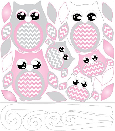 Pink And Gray Owl Clipart
