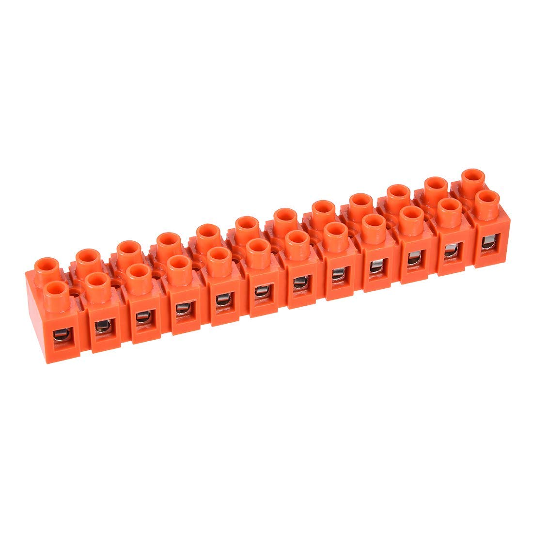 Buy DealMux Terminal Block, 600V 36A Dual Row 12 Positions Screw ...