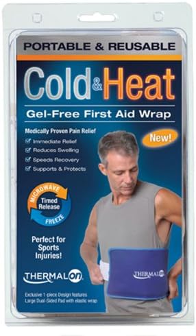 Amazon.com: Thermalon First Aid Cold and Heat Therapy Wrap, Large, 9" x ...