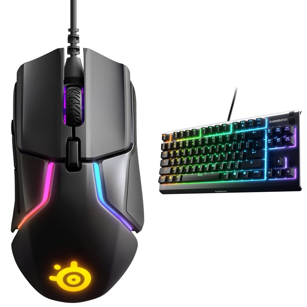 Buy SteelSeries Rival 600 Gaming Mouse & Apex 3 TKL RGB Gaming Keyboard ...