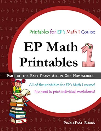 EP Math 1 Printables: Part of the Easy Peasy All-in-One Homeschool ...