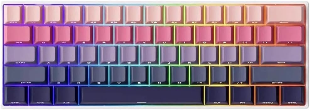 AKKO MONSGEEK FUN60 Max Shine-Through Phantom Pink HE Manyetik Switch ...