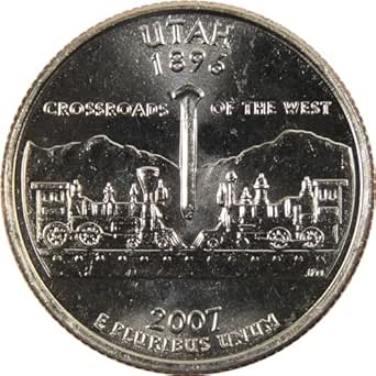 2007 D Utah State Quarter BU Uncirculated Clad 25c Coin at Amazon's ...