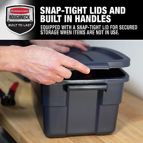 Snapklik.com : Rubbermaid Roughneck 3 Gallon Rugged Stackable Storage ...