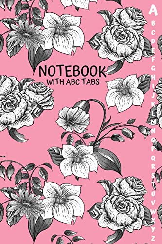 Amazon.co.jp: Notebook with ABC Tabs: Small Alphabetical Notebook A5. A ...