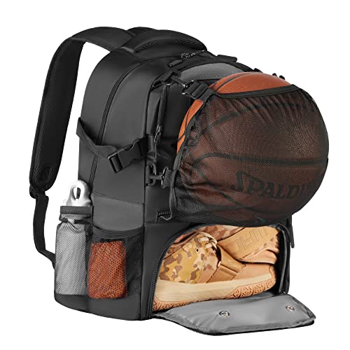 adorence Basketball Backpack with Shoe Compartment(Ball Net, Water ...