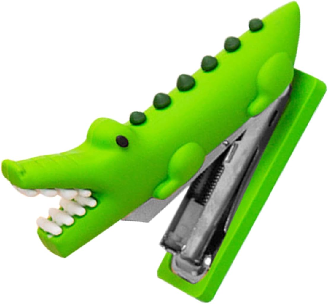 Amazon.com : HOODANCOS Crocodile Stapler, Cute Animal Stapler, Funny ...